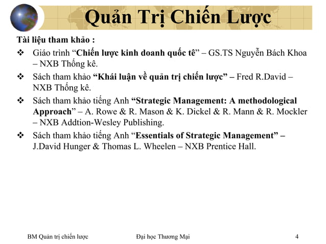 Bai giang 1 quan tri chien luoc | PDF