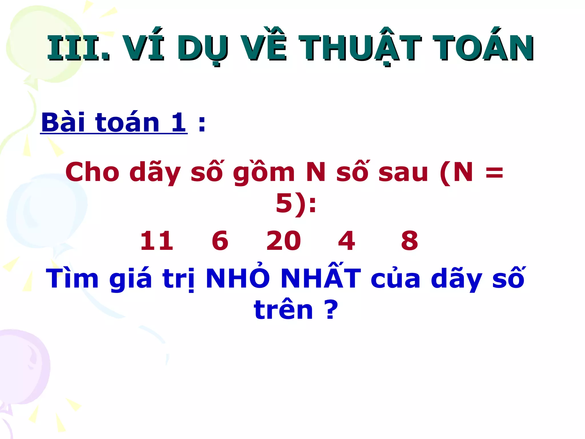 Bai giang 4 thuat toan | PPT