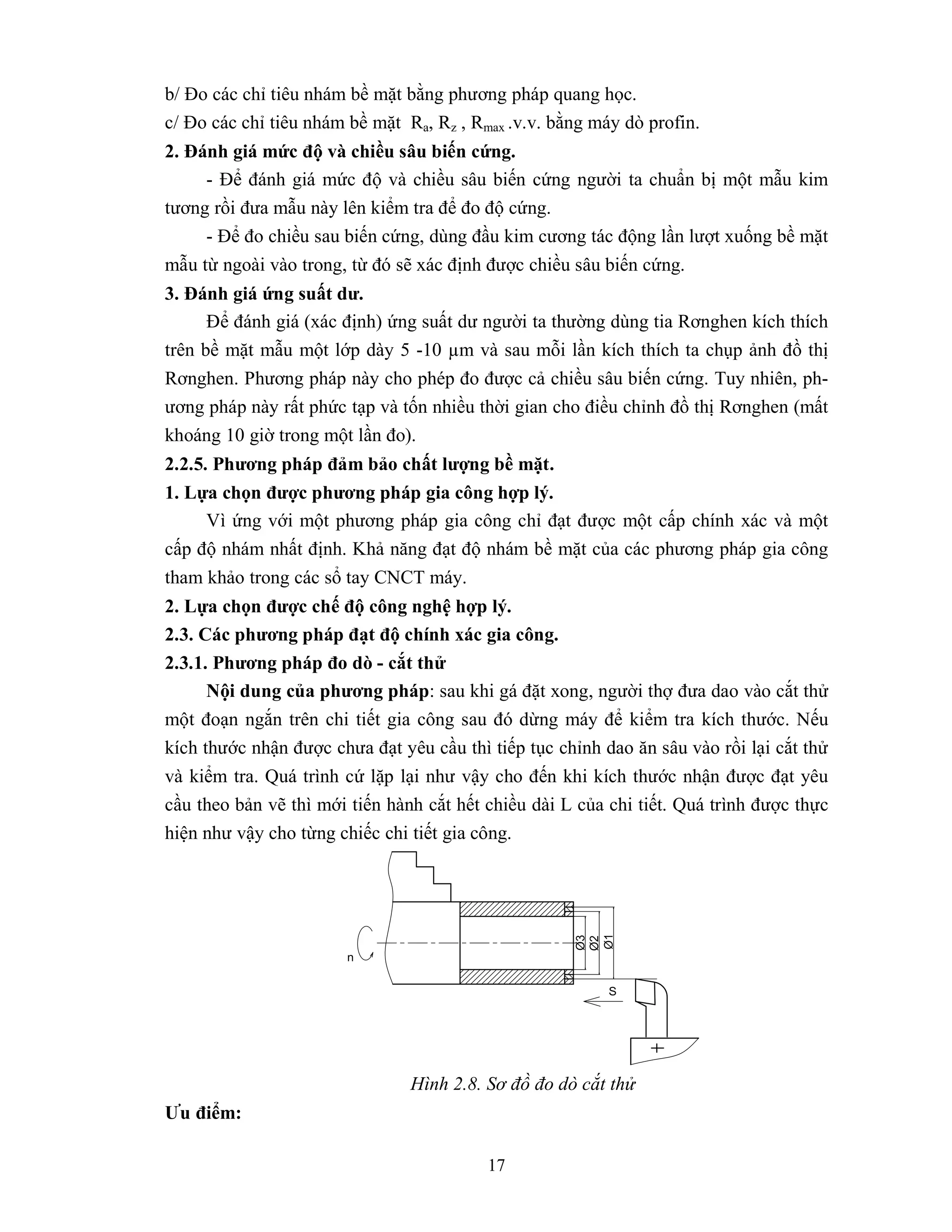 Bài giảng Công Nghệ Chế Tạo Máy 1 - TNUT - k50 | PDF