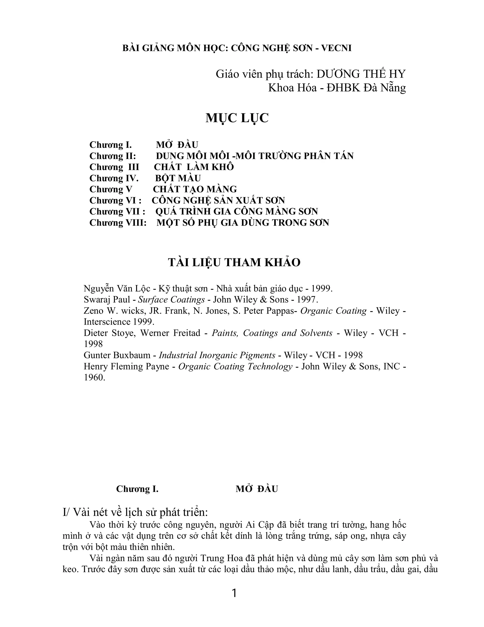 Công nghệ Sơn cơ bản | PDF