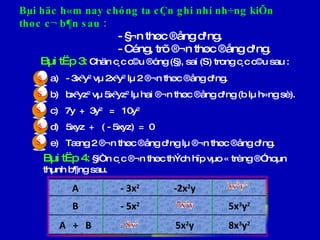 Bài giảng don thúc dòng dạng | PPT