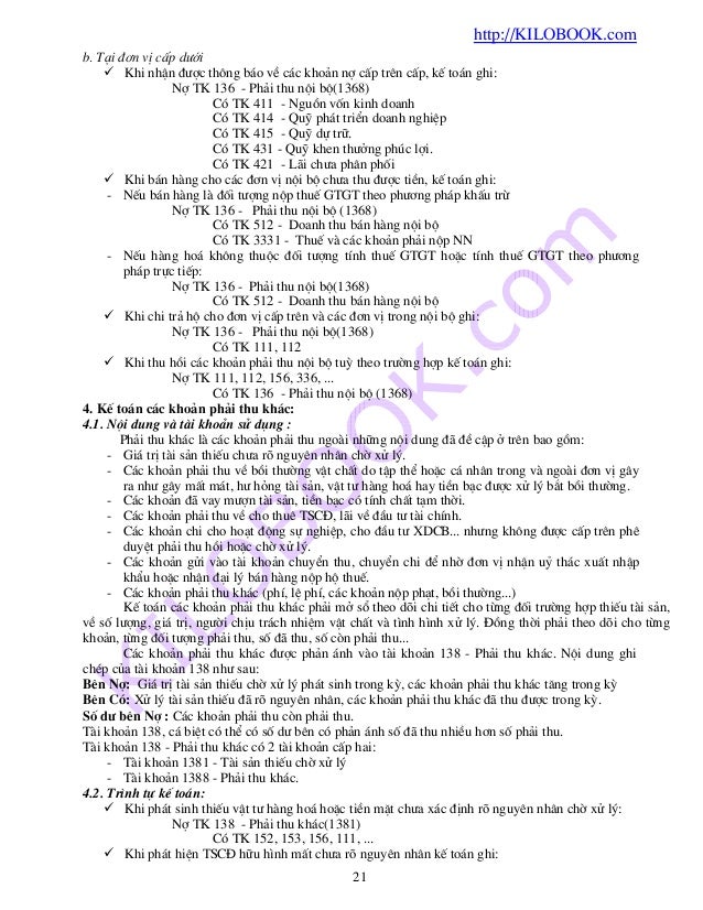 Bai giang ke toan tai chinh 1 & 2