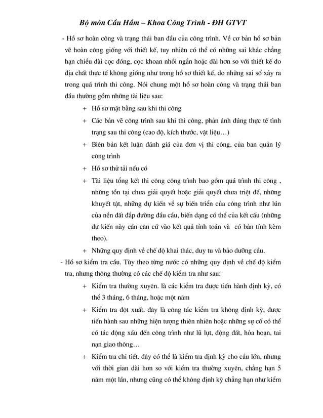 Bai giang kiem dinh cau | PDF