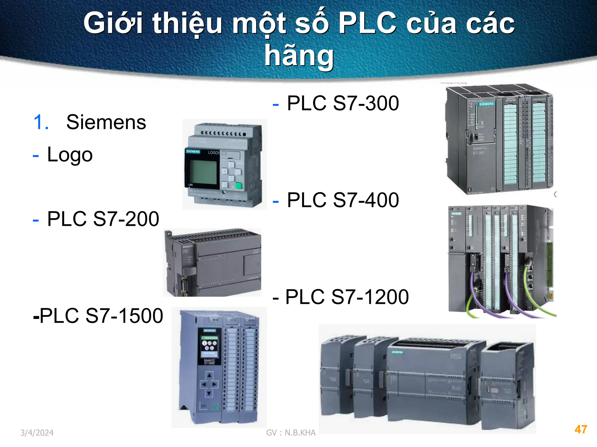 Bai giang ki thuat lap trinh PLC (Programmable Logic Controller) | PDF