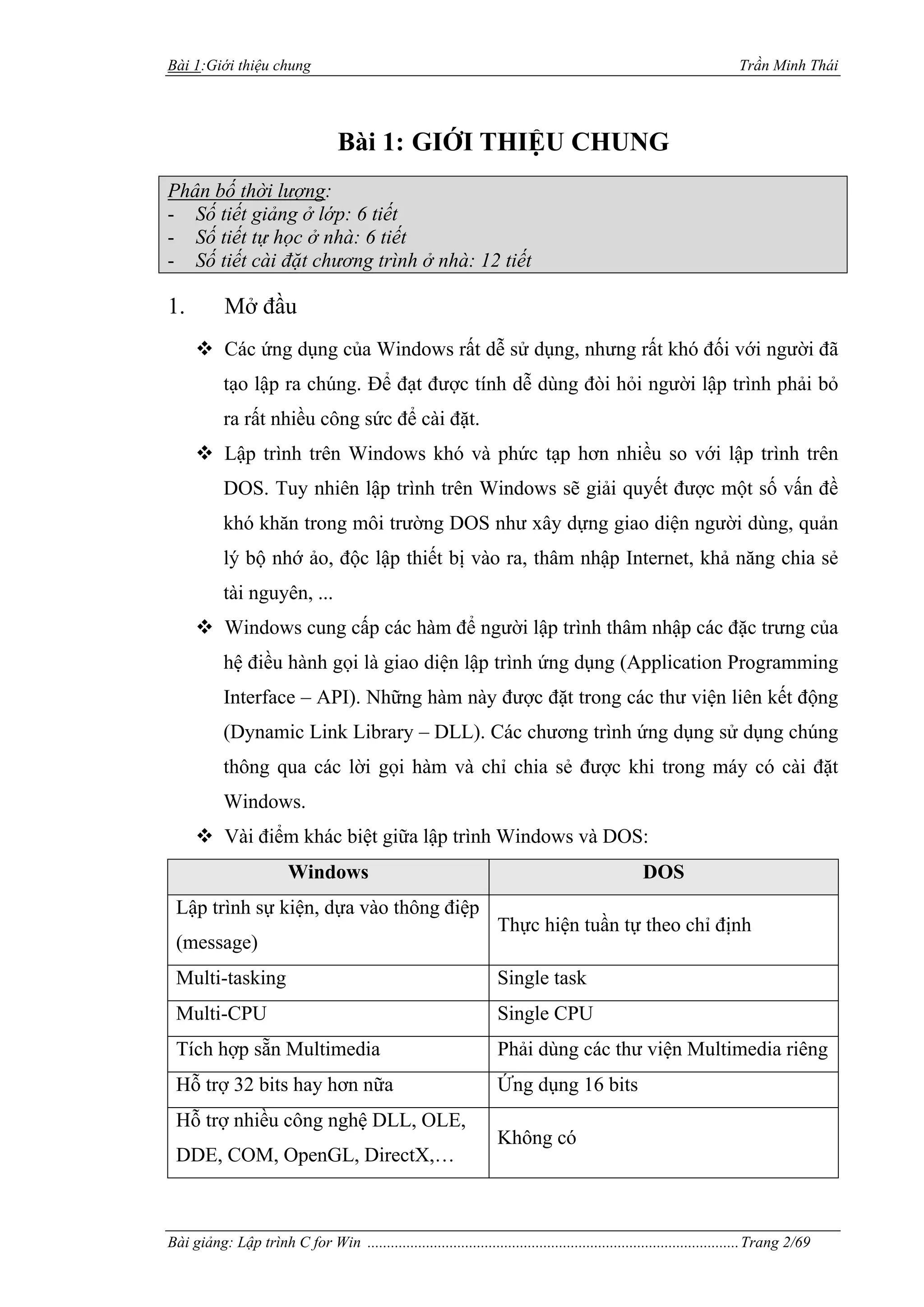 Bai giang lap_trinh_c_trong_window | PDF