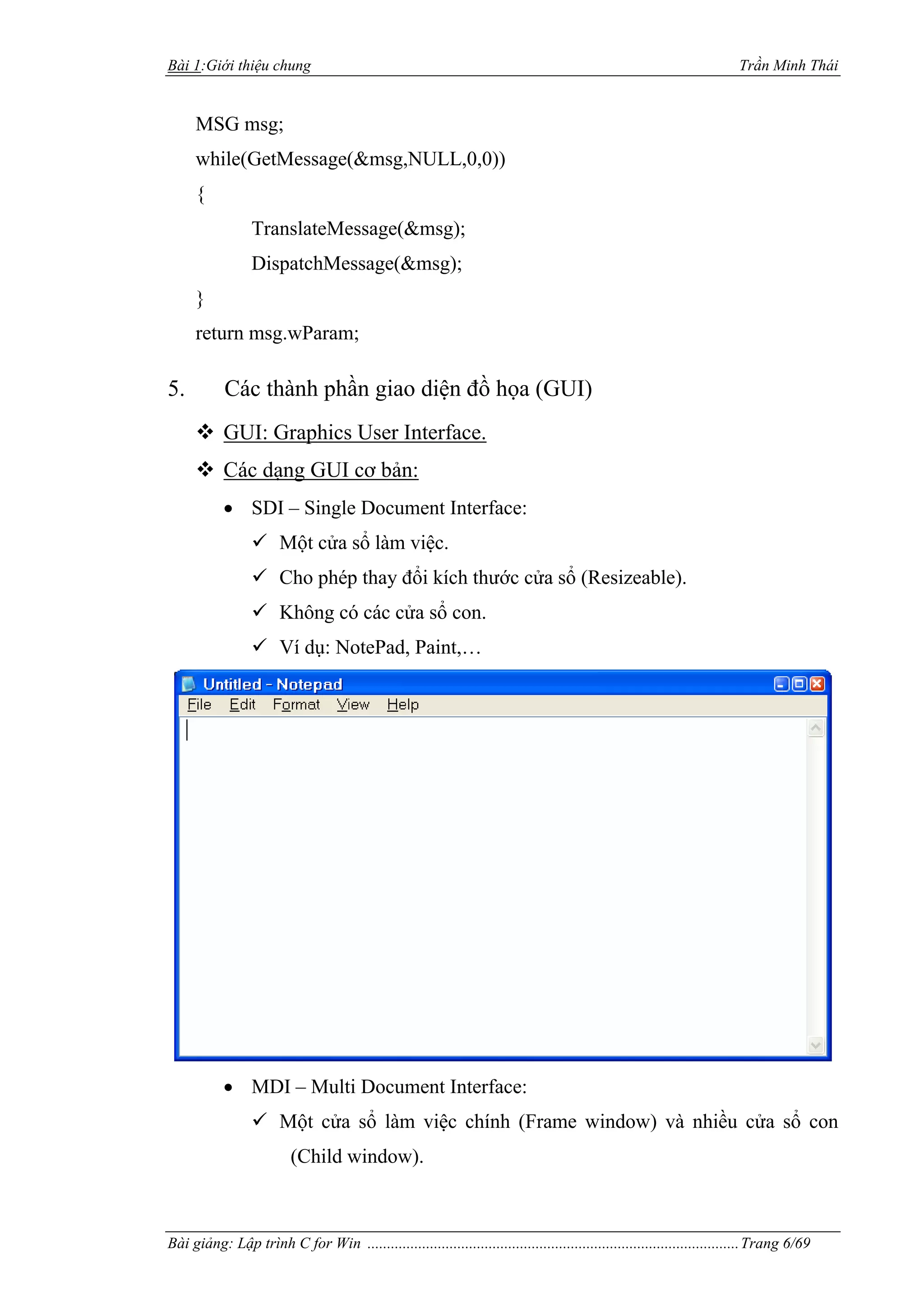 Bai giang lap_trinh_c_trong_window | PDF