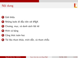 Baigiang_LaTeX_DAE_SEEE_HUSThsjdbsbsshsb | PPT