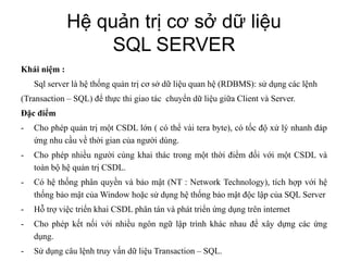 bai giang mon sql- buoi 1.ppt
