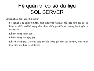 bai giang mon sql- buoi 1.ppt