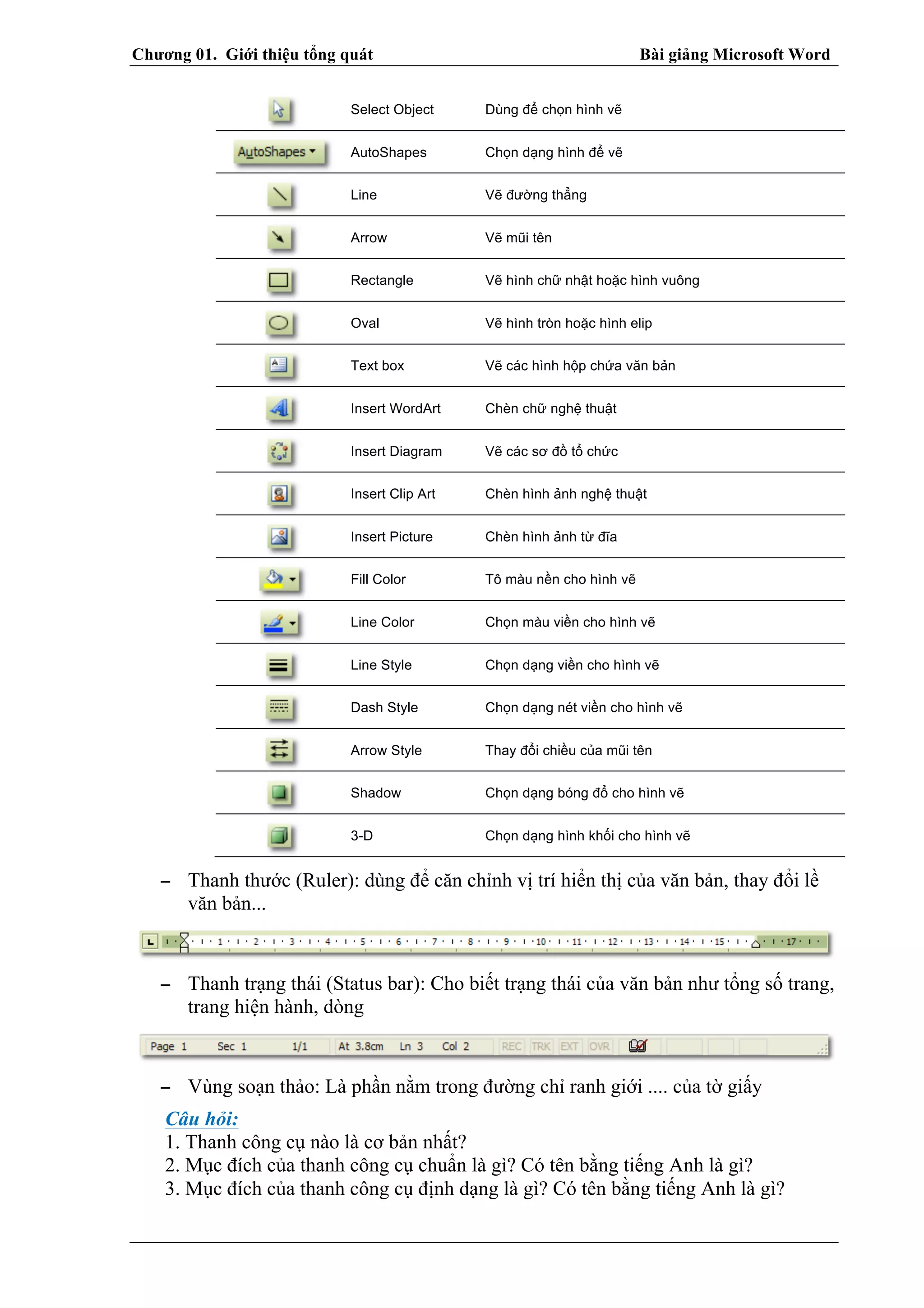 Bai giang ms word [chuong 01] | PDF