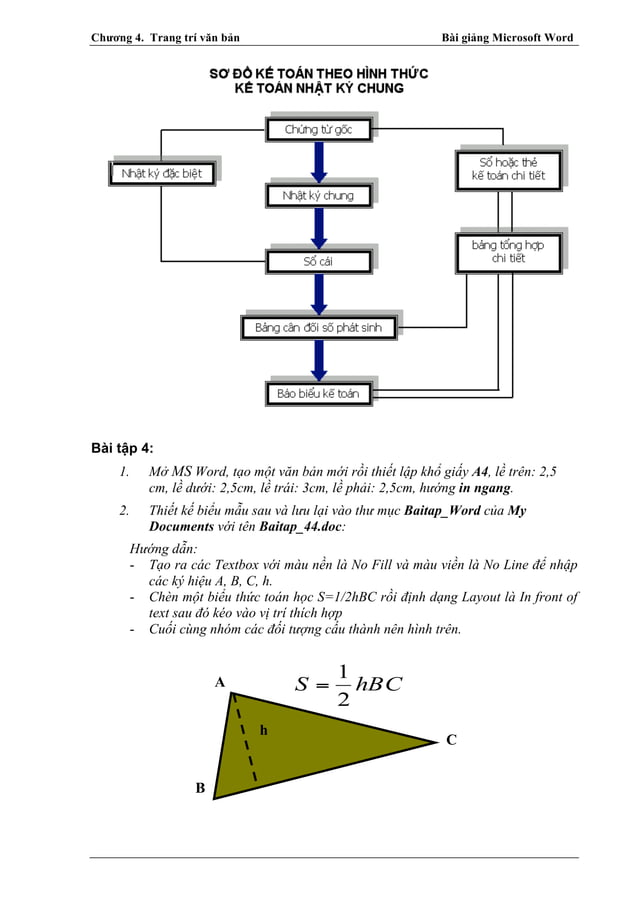 Bai giang ms word [chuong 04] | PDF