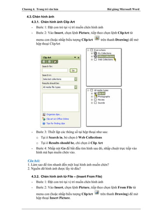 Bai giang ms word [chuong 04] | PDF