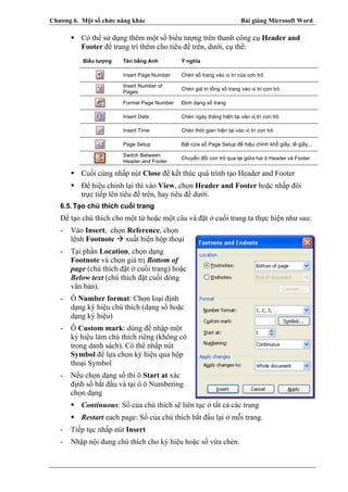Bai giang ms word [chuong 06] | PDF
