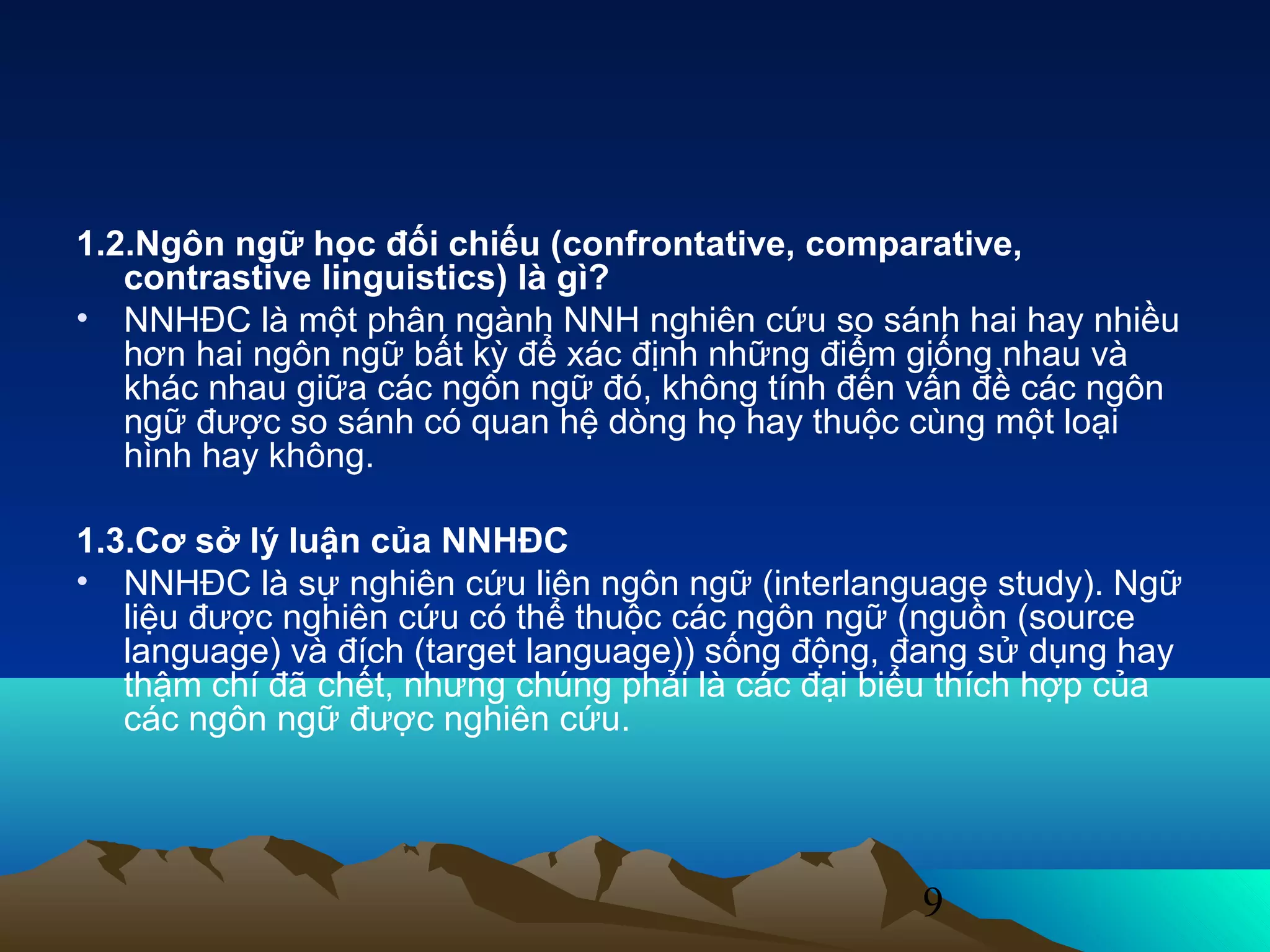 Bai giang ngon ngu hoc doi chieu | PPT