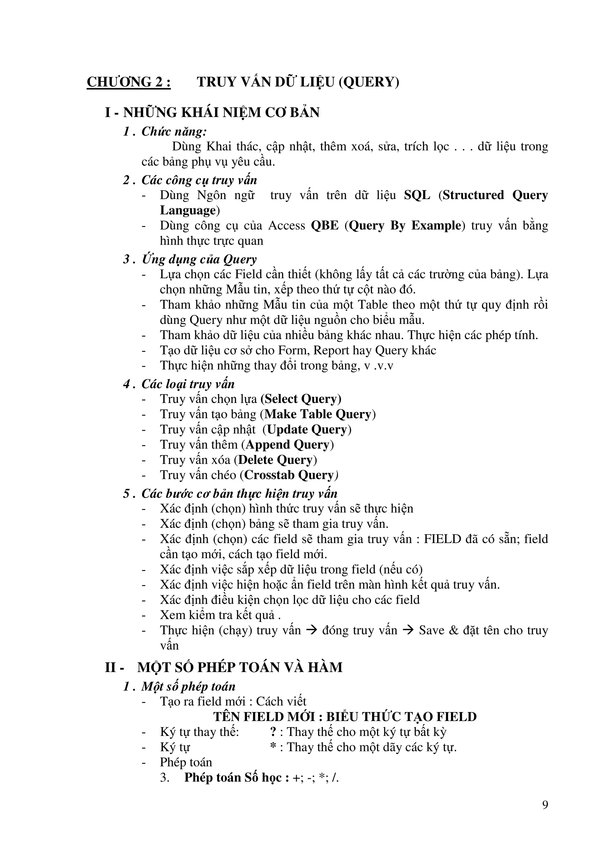 Baigiangphanquery | PDF