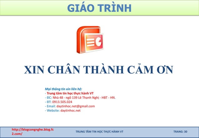 Bai giang power point 2010 | PPTX