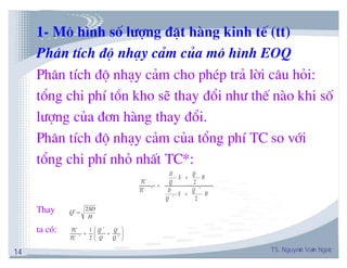 Bài giảng quản trị tồn kho | PDF
