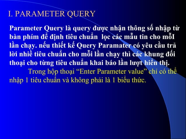 Baigiang query | PPT