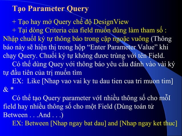Baigiang query | PPT