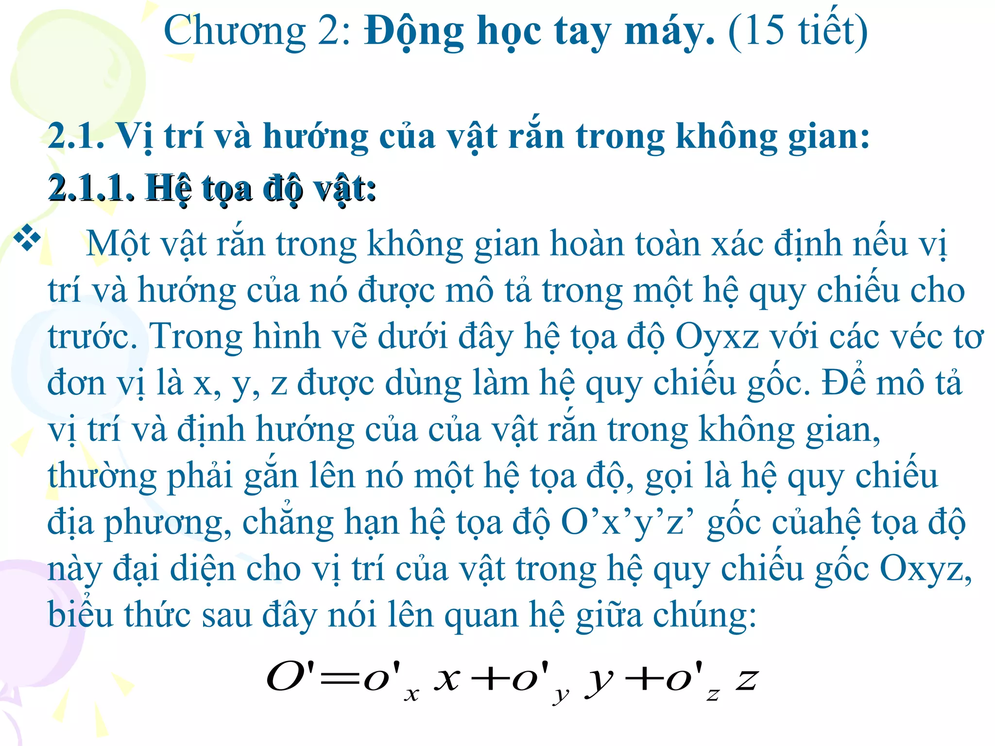 Bai giang ROBOT cong nghiep | PPT