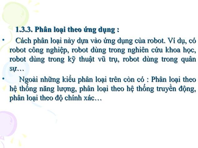 Bai giang ROBOT cong nghiep | PPT