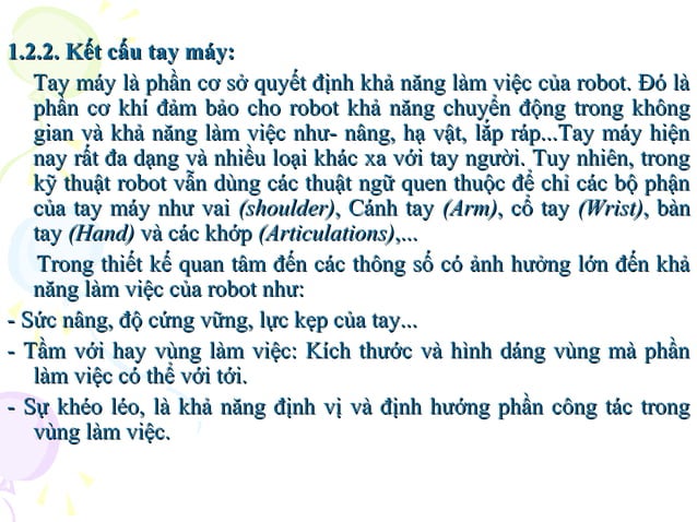 Bai giang ROBOT cong nghiep | PPT