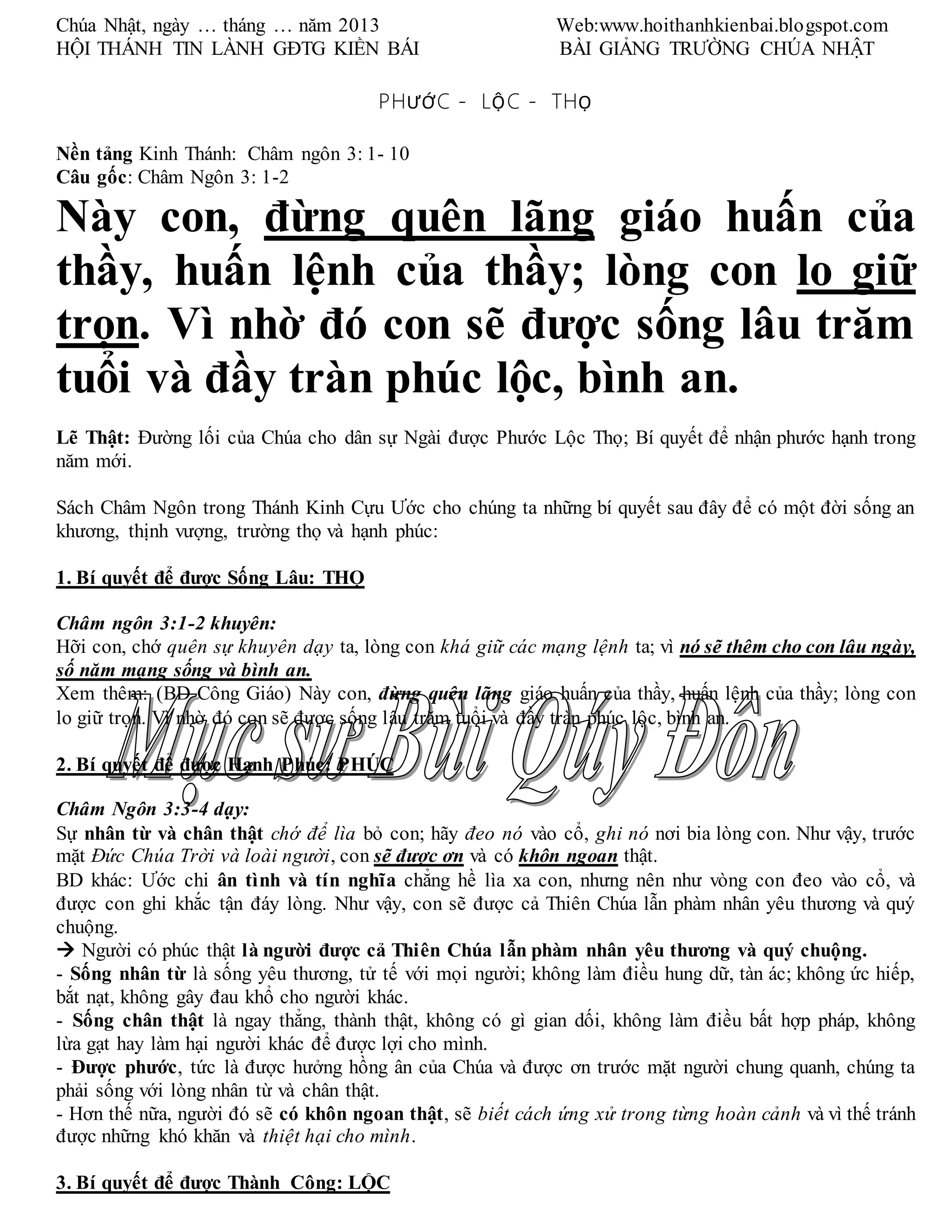 PHUC LOC THO | PDF