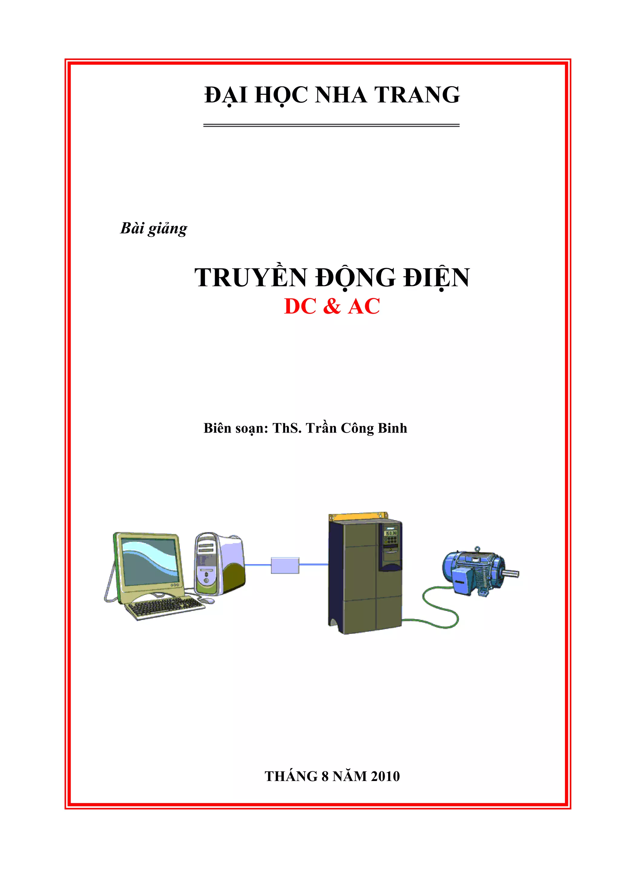 Bai giang truyen dong dien dh nha trang v1 | PDF
