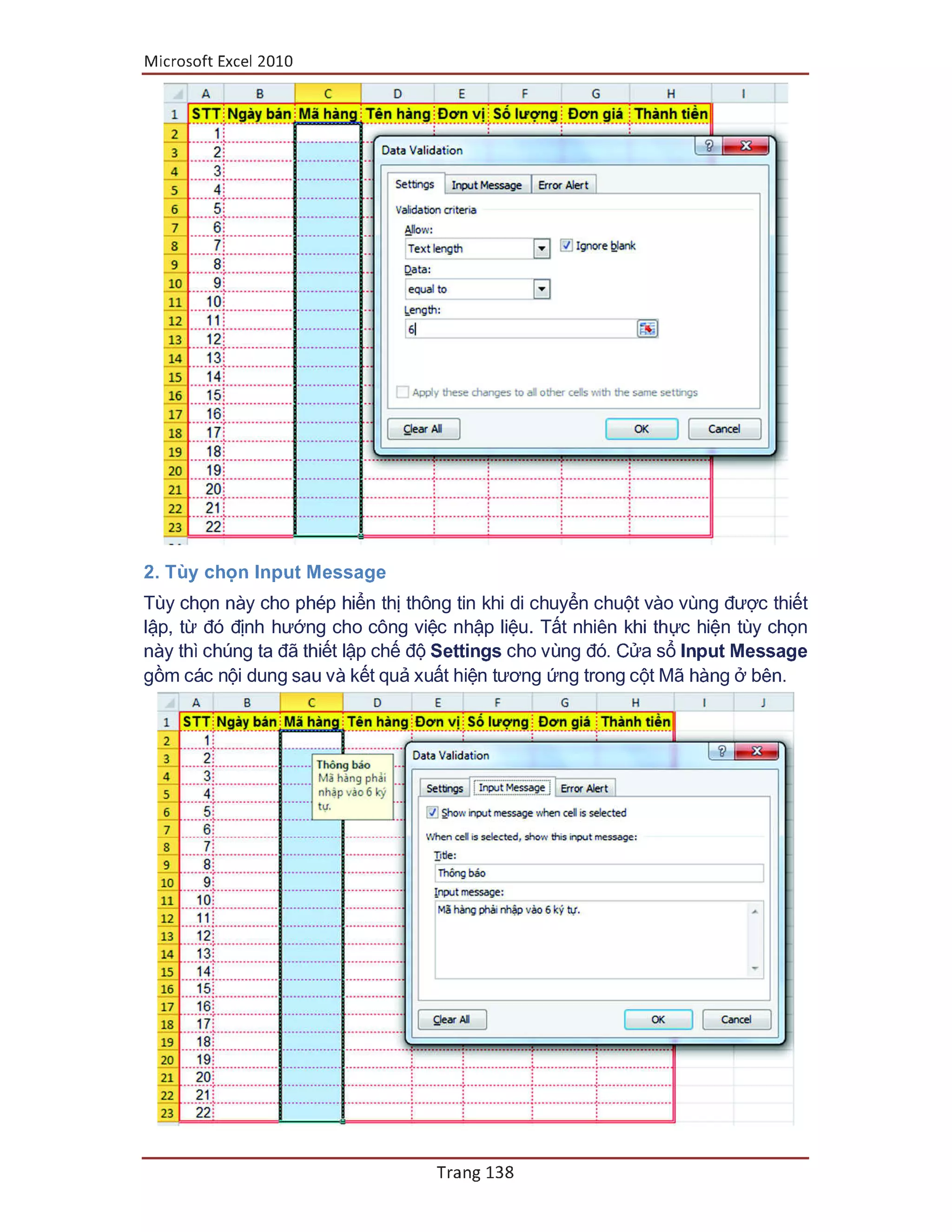 Bai giang ung dung excel 2010 tap 3 | PDF