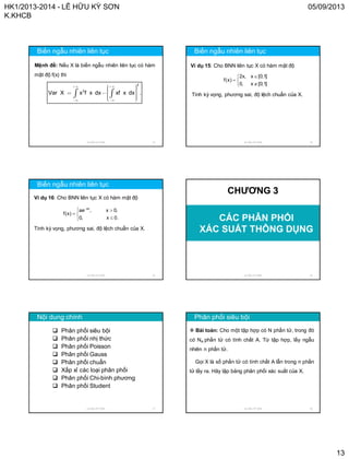 Bai giang xstk | PDF