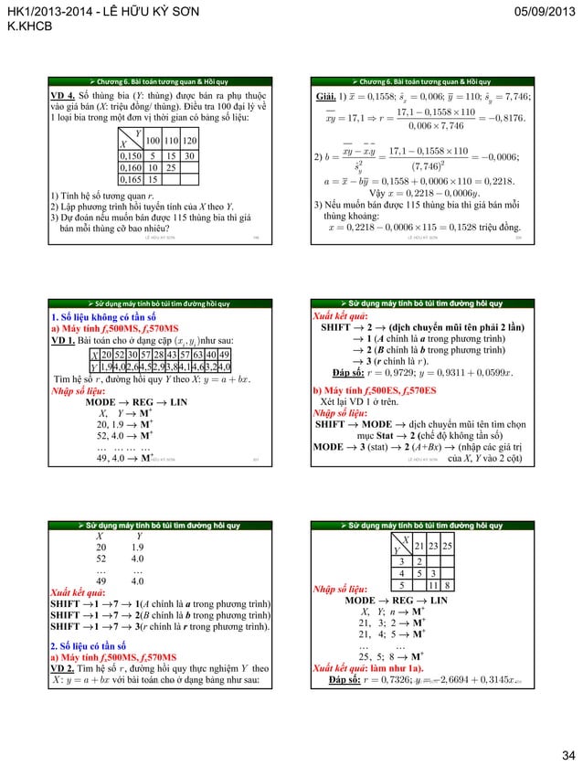 Bai giang xstk | PDF