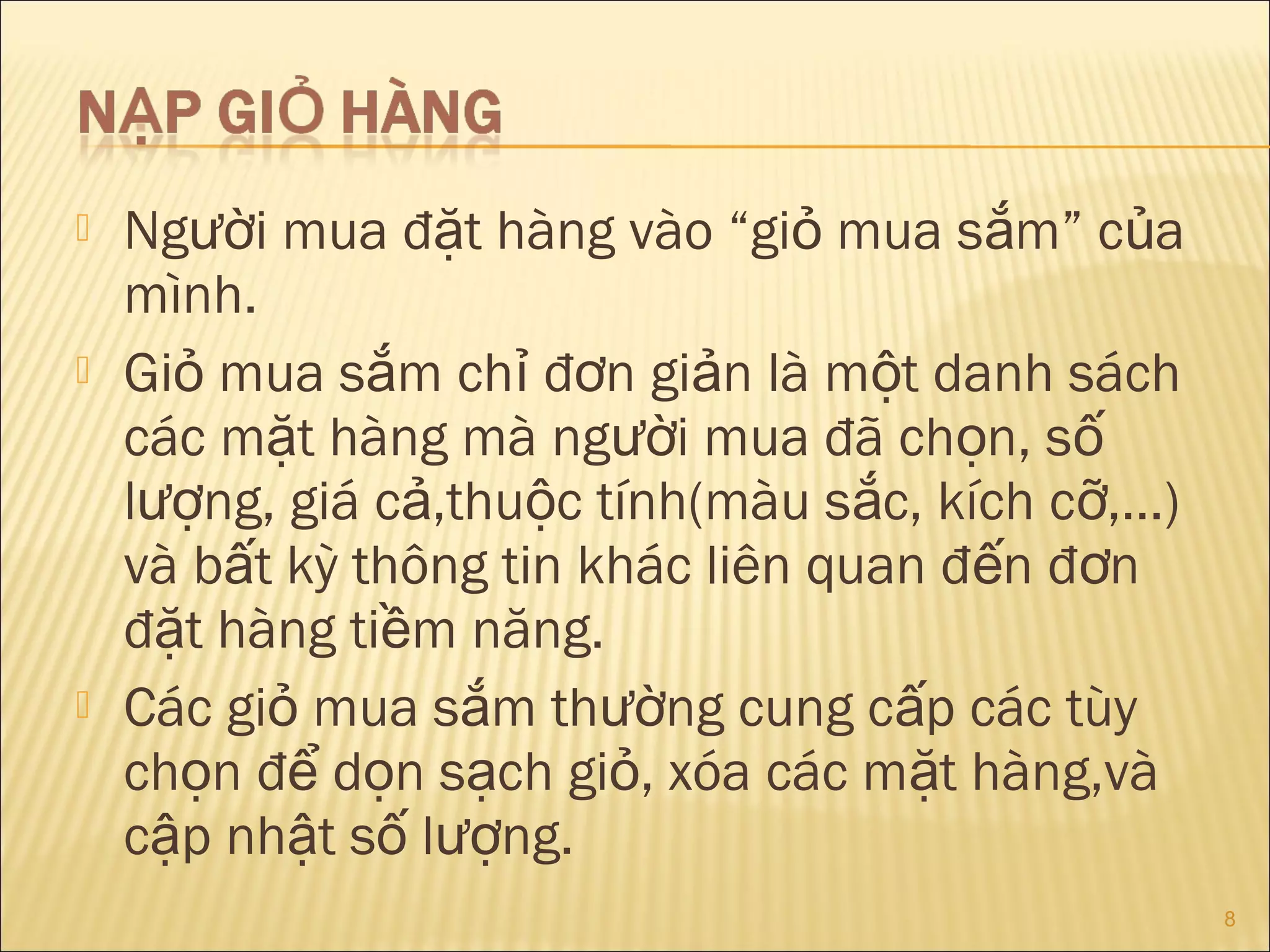 Bai iii quy trinh tmdt | PPT