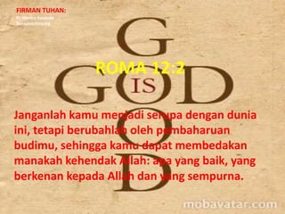 Baik dan tuhan | PPT