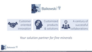 Baikowski corporate presentation - English | PPT
