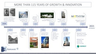 Baikowski corporate presentation - English | PPT
