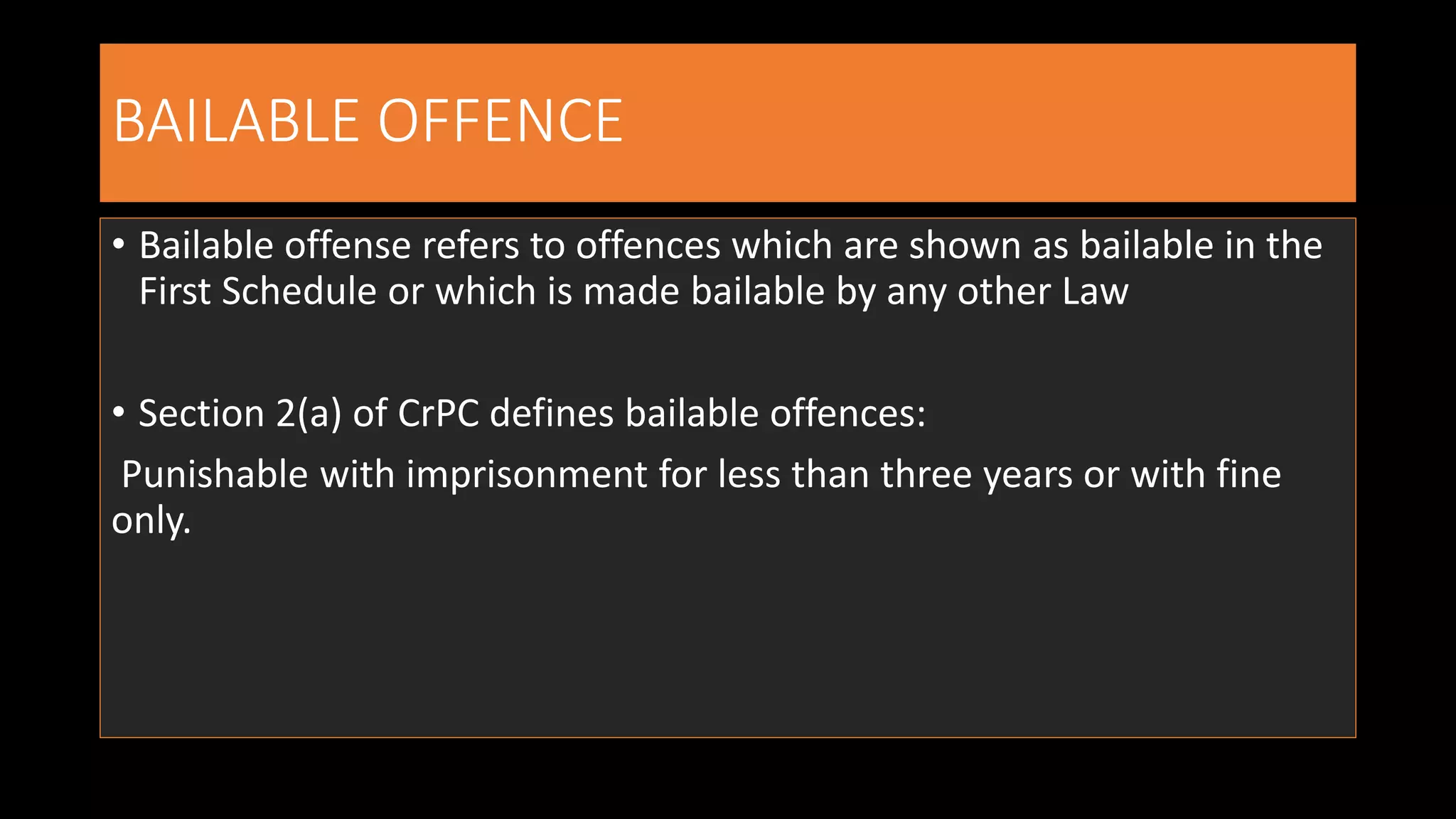 Bail In India 2019 PPT - LAW India Bail | PPTX