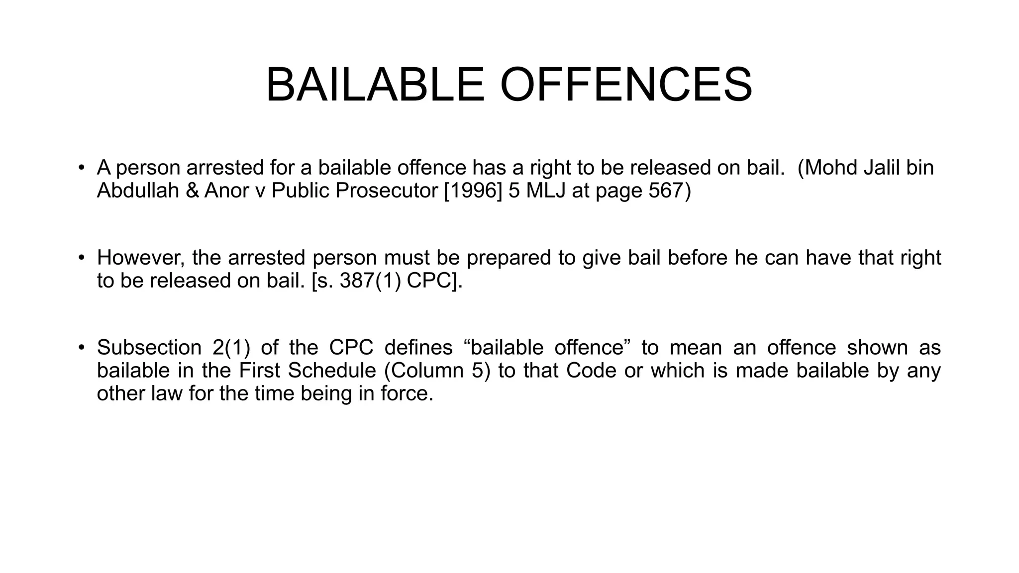 BAIL.pptx | Law