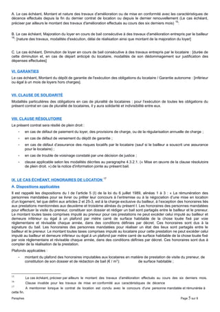 Bail de location gratuit 2025 pour location vide | DOCX