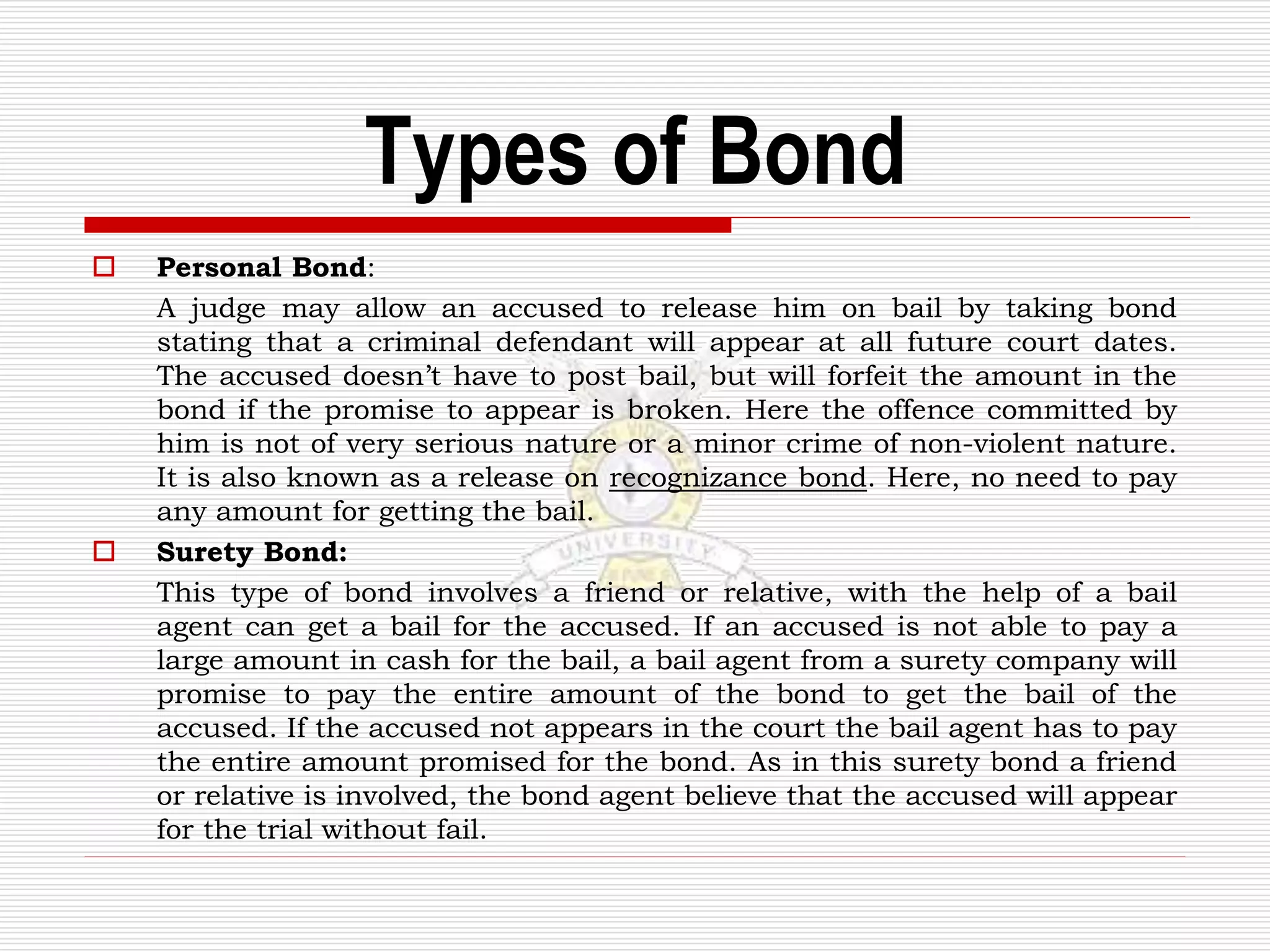 Bail-bond | PPTX