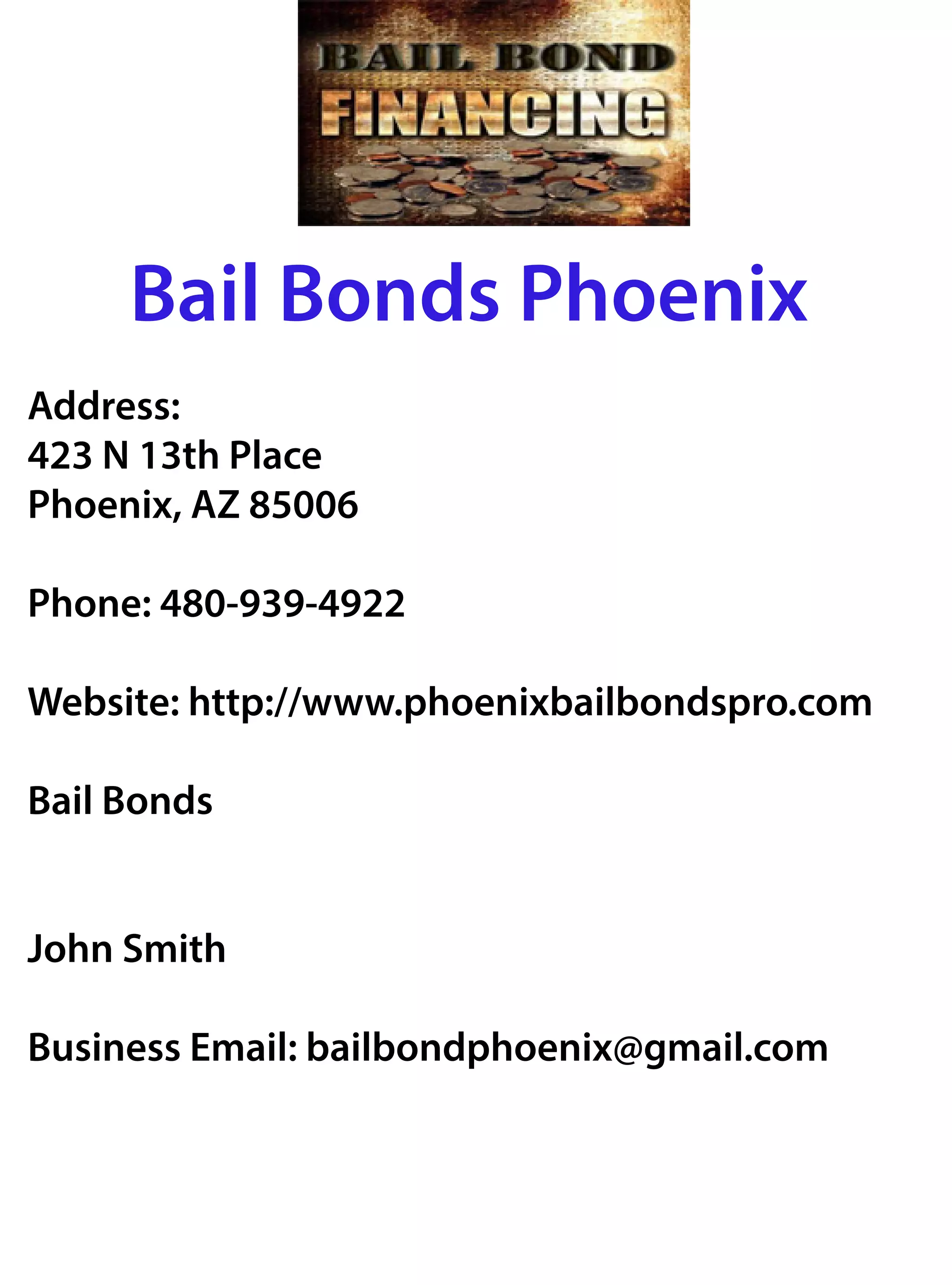 Bail Bonds Phoenix | PDF