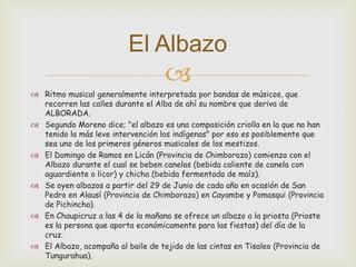 Baile en el ecuador | PPTX