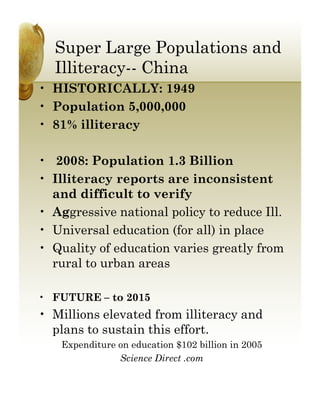 Bailey Illiteracy Economic Dev Pdf | PDF