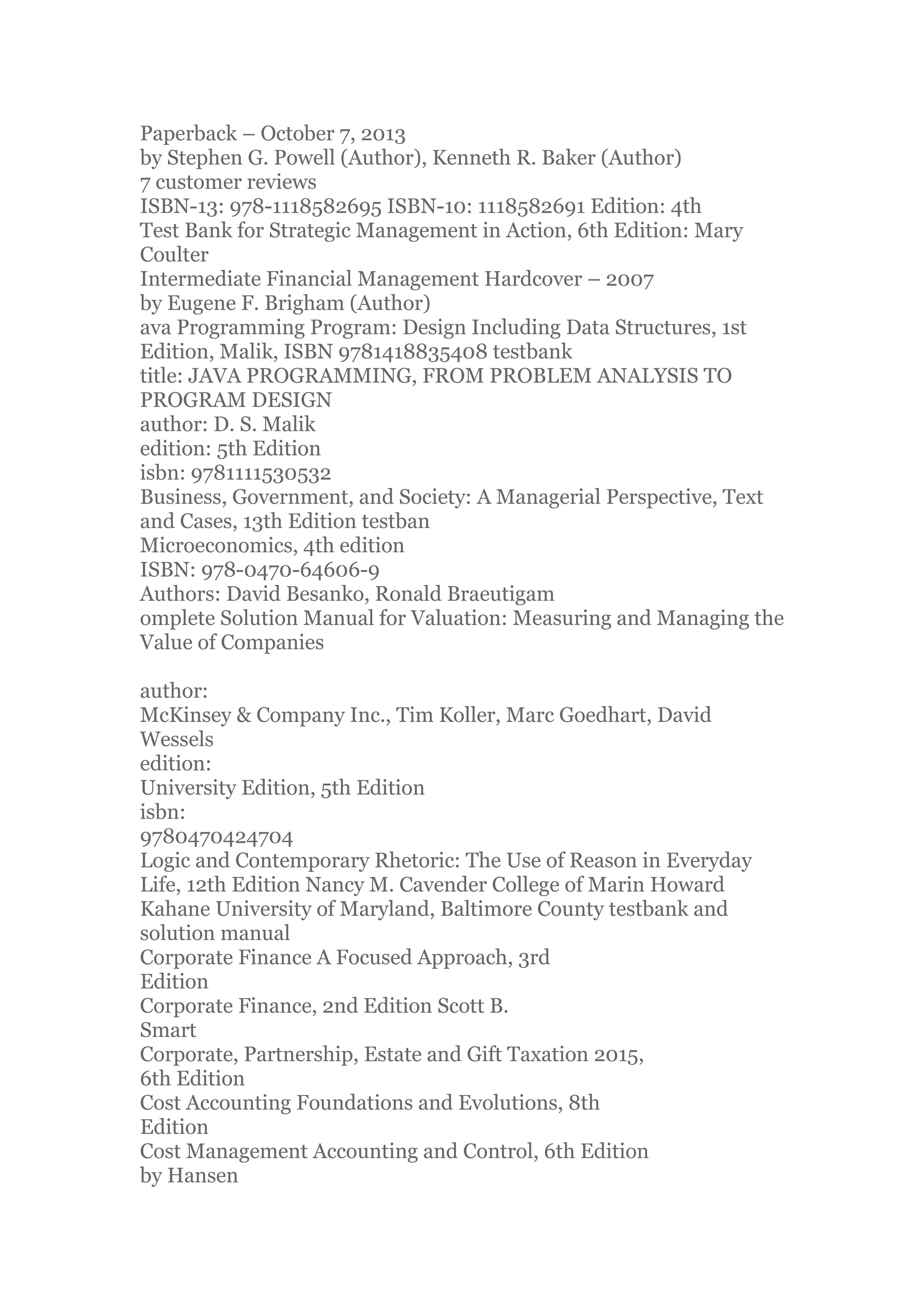 Bailey & scott's diagnostic microbiology, 13e patricia tille test banks ...