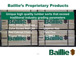 Baillie Lumber Co. Corporate Overview | PDF