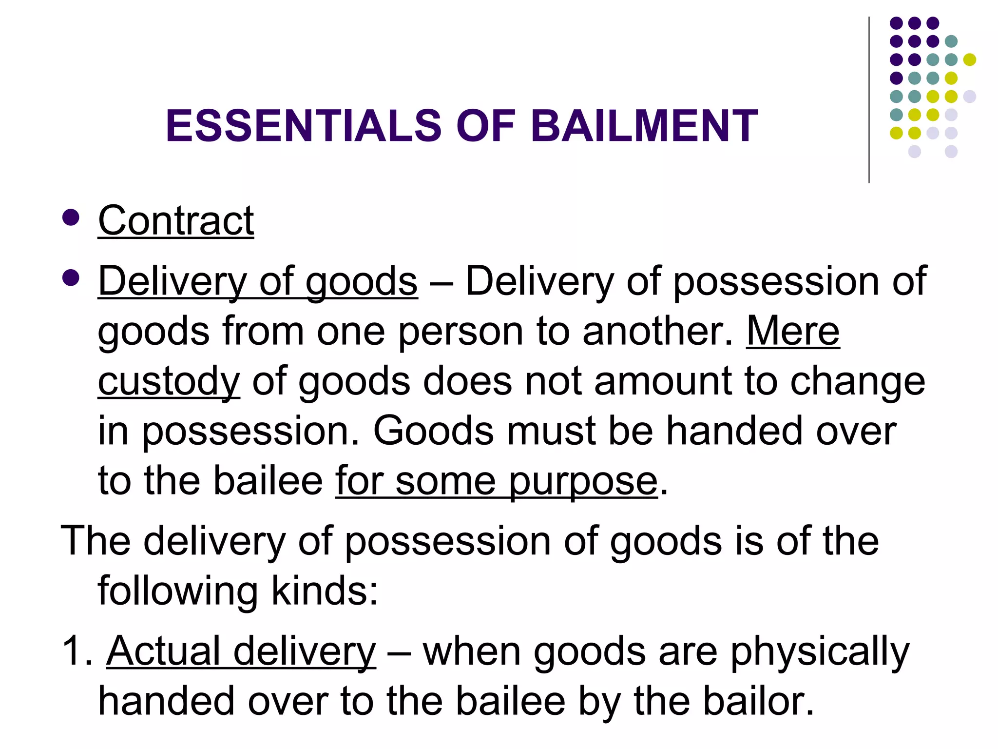 Bailment | PPT