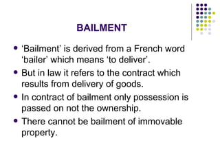 Bailment | PPT