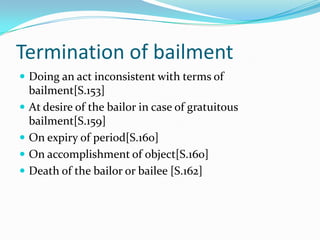 Bailment | PPTX