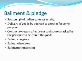 Bailment | PPTX