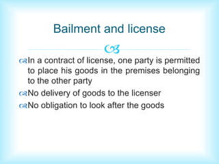 Bailment | PPTX