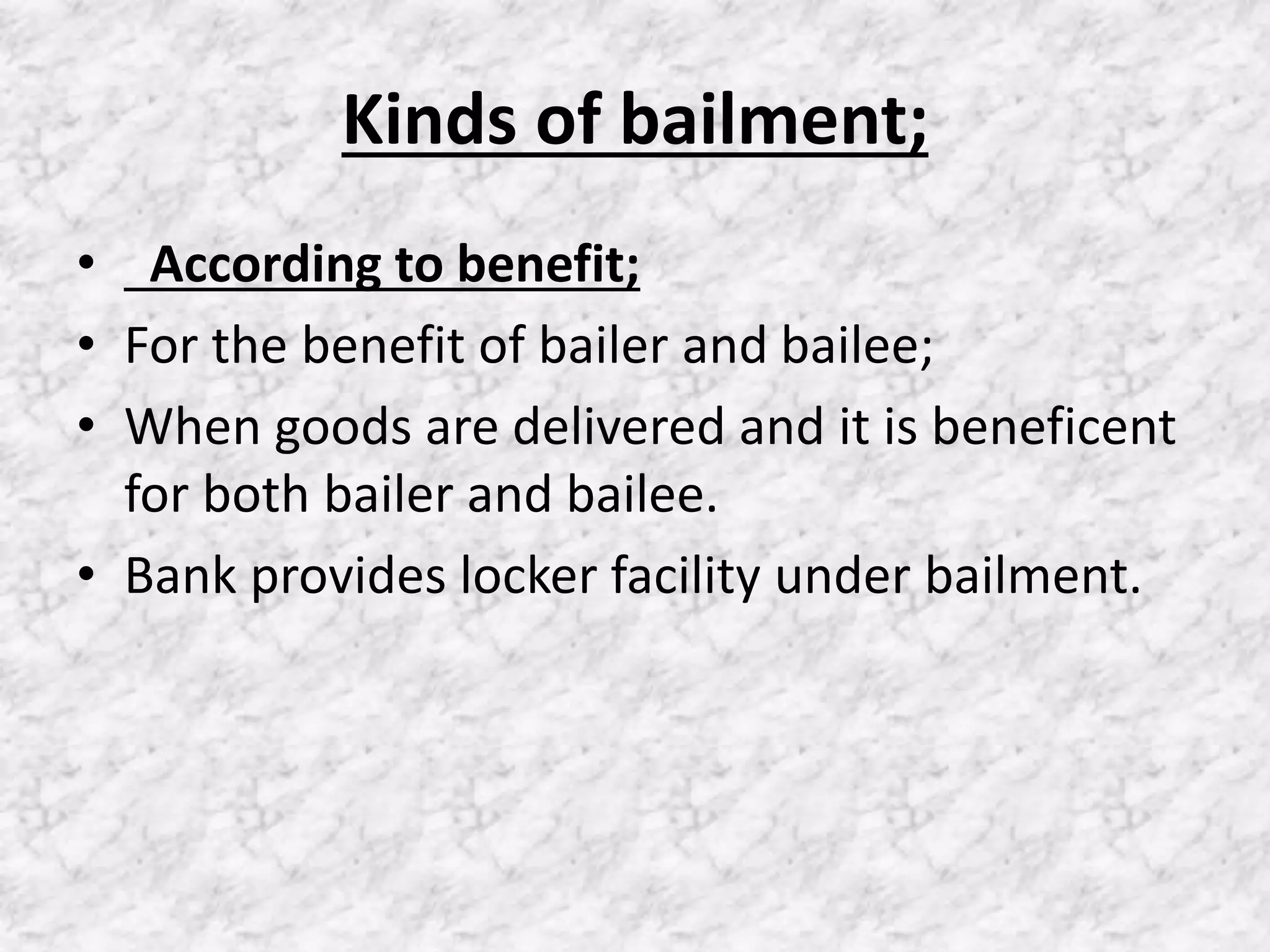 Bailment and pledge | PPT